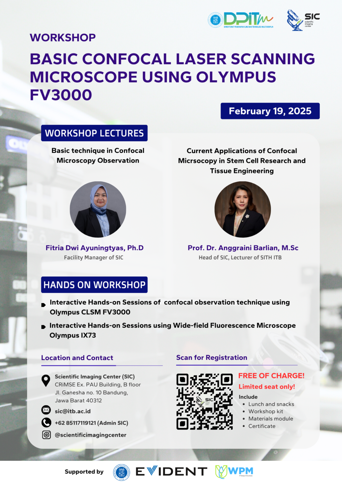Basic Confocal Laser Scanning Microscope Using Evident (Olympus) FV3000 ...